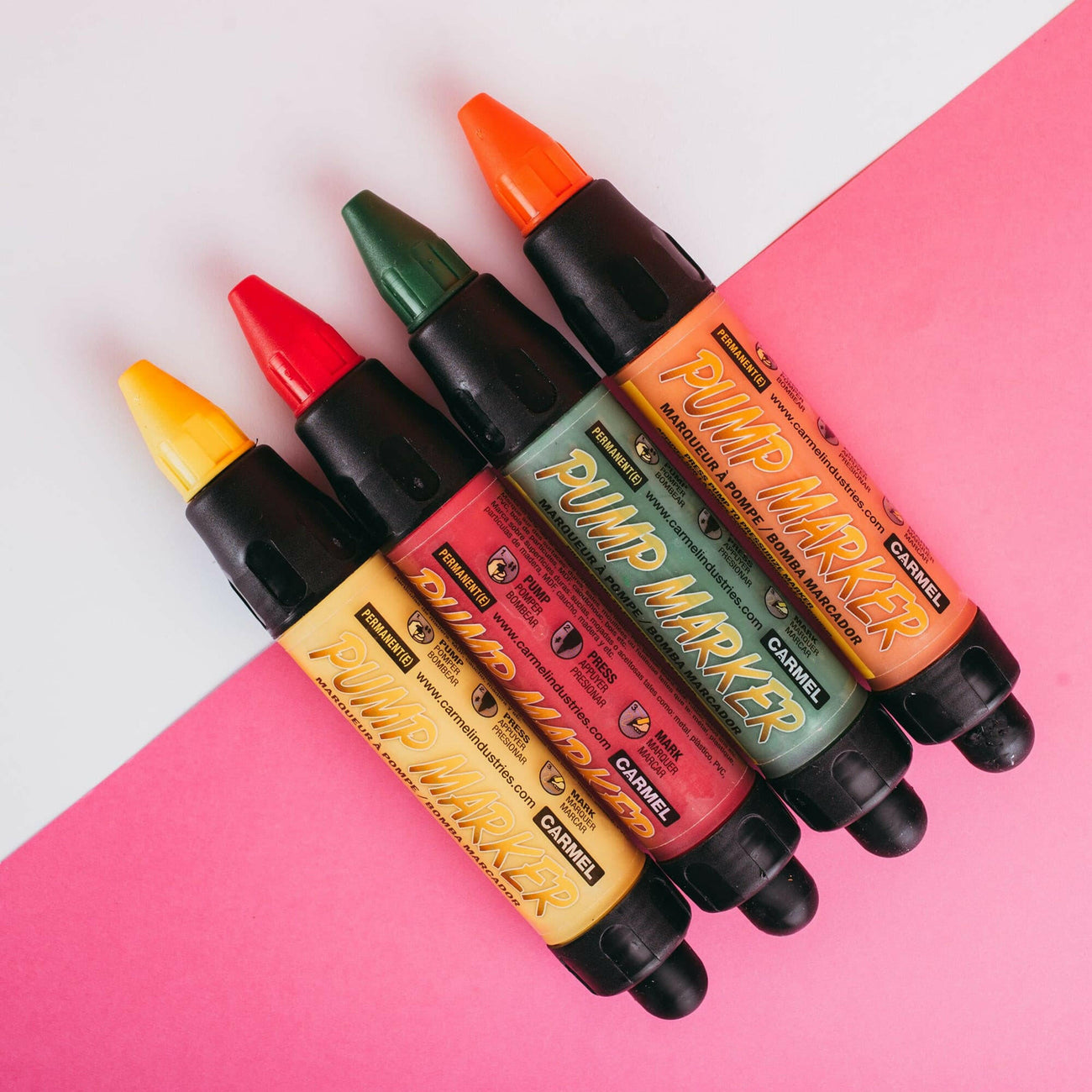 Acrylic Pump Ballpoint Paint Marker - Industrial Paint Pen | Carmel